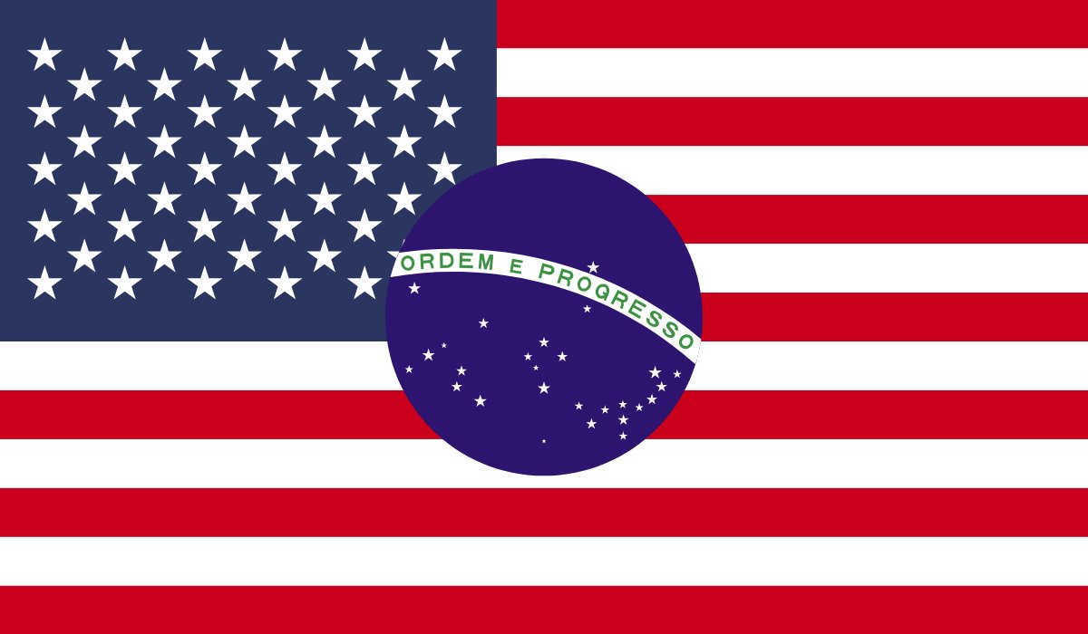 Fake Flag - Brazil x United States